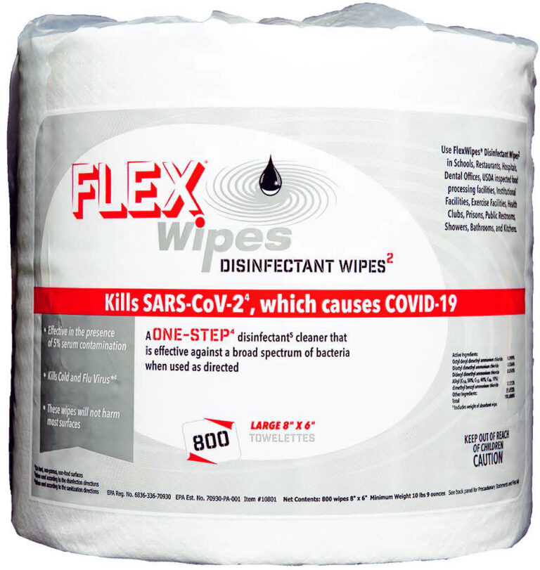 FlexWipes Disinfectant Wipes 800ct Refill Roll – Bradley Systems